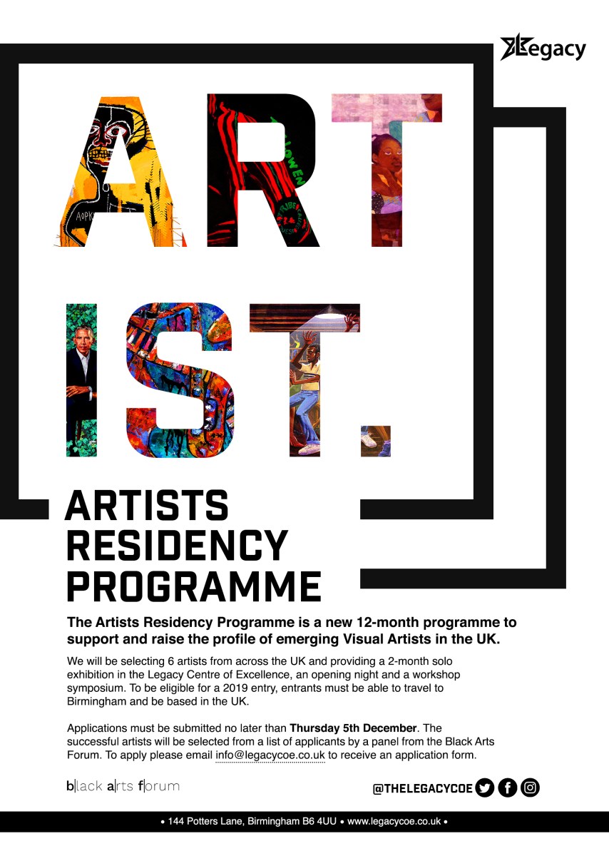 Artist Residency Flyer – MicahMan Design